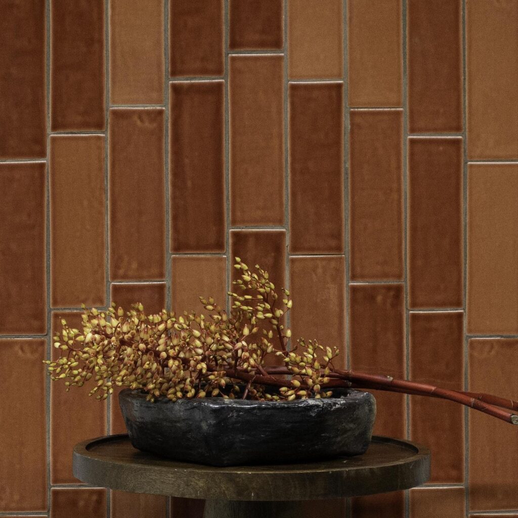 Tantalize Hot To Trot Pink 2.5x8 Ceramic Tile - CasaSymari
